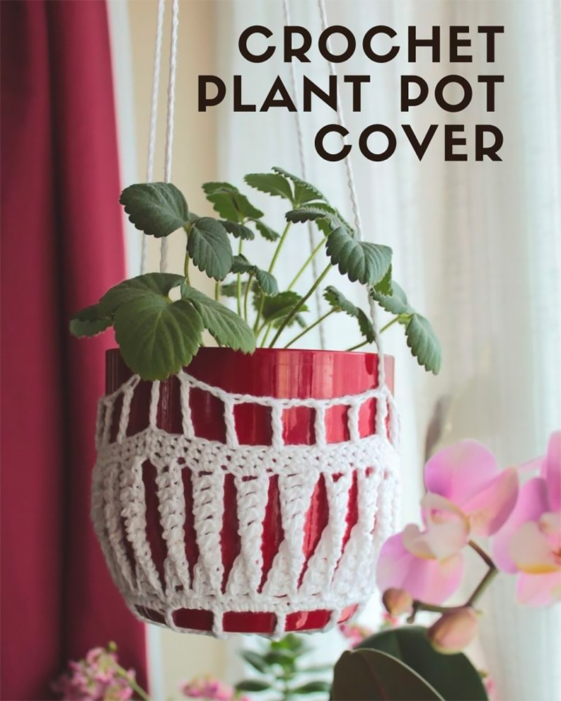 Crochet Plant Hanger - 25 Free Crochet Patterns • Made From Yarn