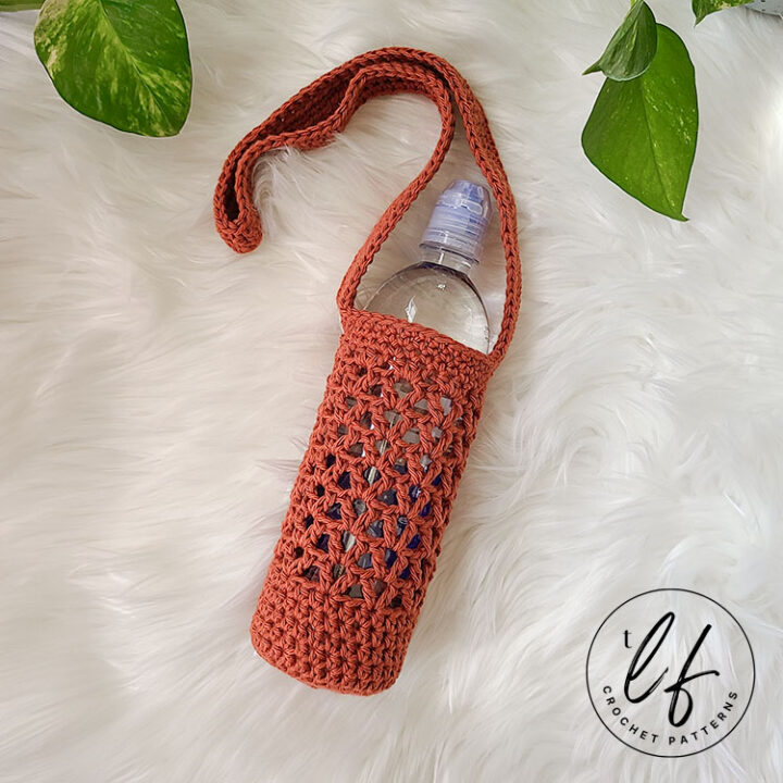 17 Free Crochet Water Bottle Holder Patterns • Made From Yarn