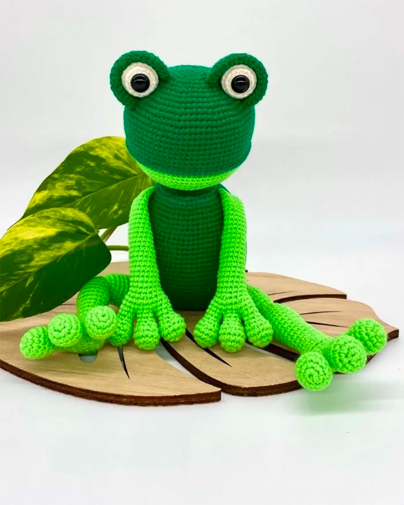 29 Adorable Free Crochet Frog Patterns • Made From Yarn
