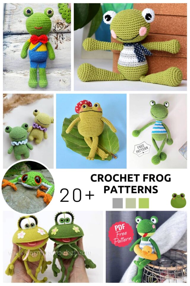 29 Adorable Free Crochet Frog Patterns • Made From Yarn