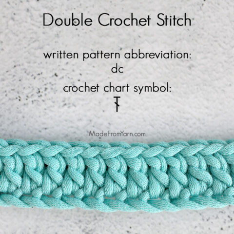 How To Double Crochet - Complete Guide • Made From Yarn