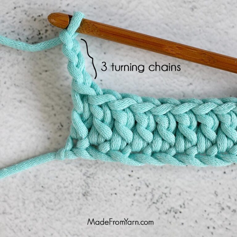 How To Double Crochet - Complete Guide • Made From Yarn