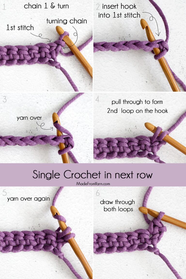 How to Crochet Single Crochet With Useful Beginners Tips