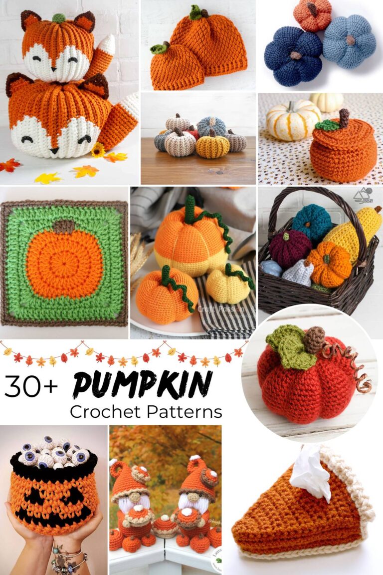 31 Free Crochet Pumpkins Patterns for Fall • Made From Yarn