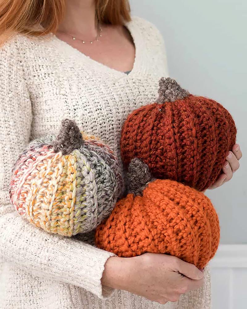 31 Free Crochet Pumpkins Patterns for Fall • Made From Yarn