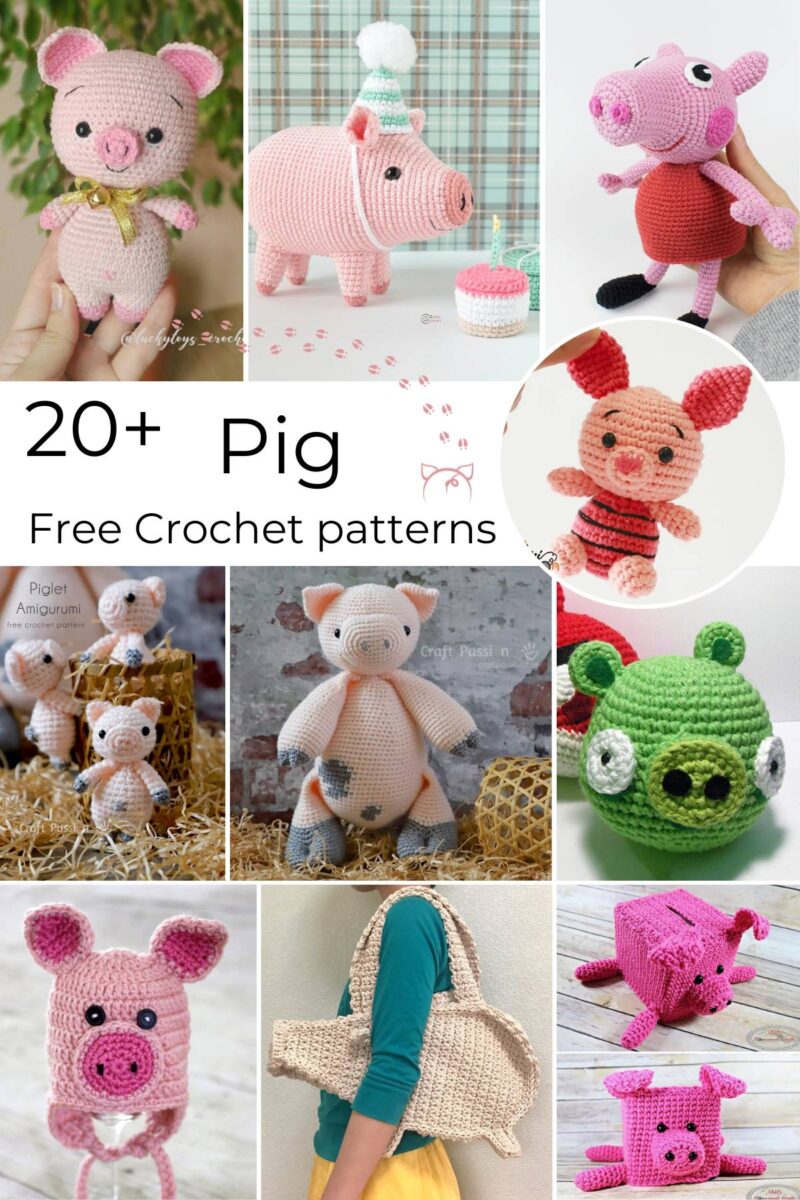 Top 27 Free Crochet Pig Patterns • Made From Yarn
