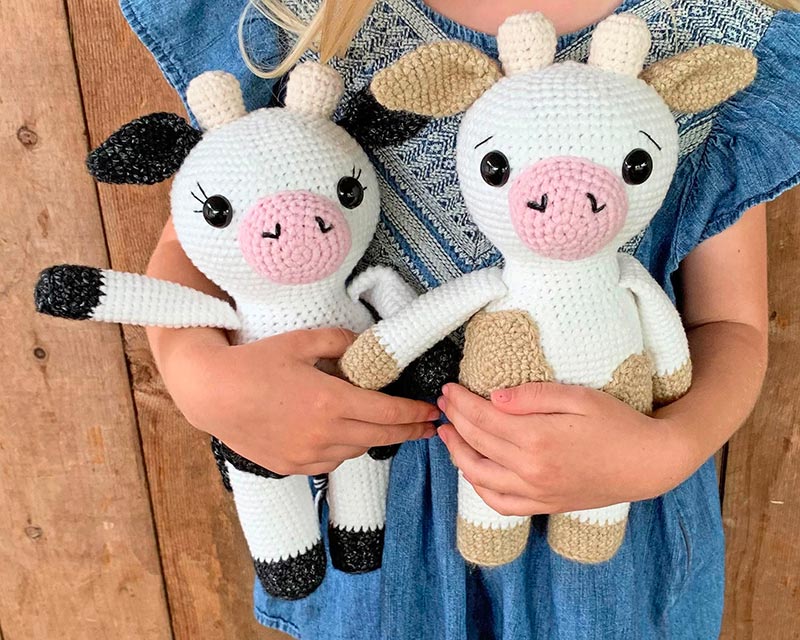 43 Free Crochet Cow Patterns • Made From Yarn