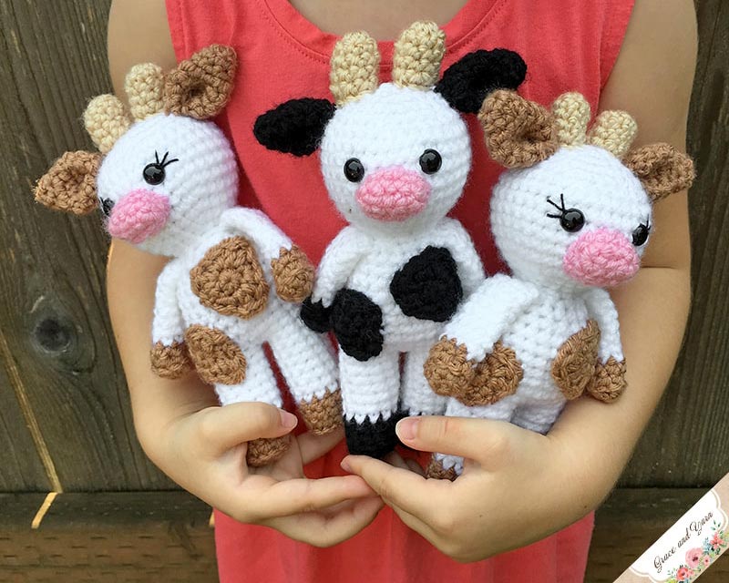 43 Free Crochet Cow Patterns • Made From Yarn