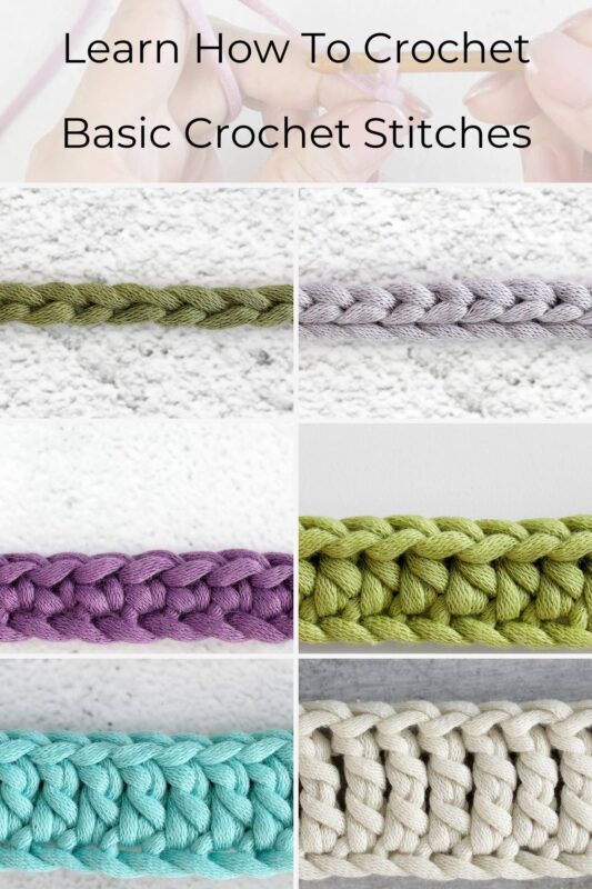 6 Basic Crochet Stitches For Beginners To Master