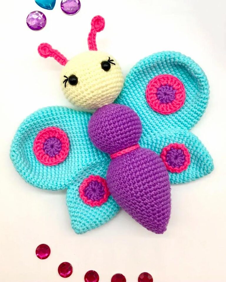 25 Free Beautiful Crochet Butterfly Patterns • Made From Yarn