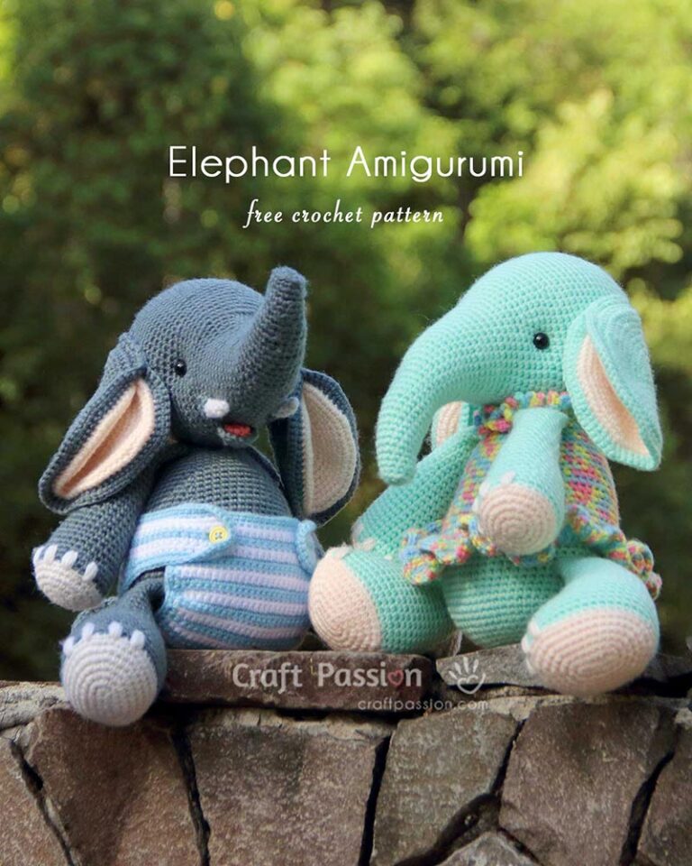 Best 34 Free Crochet Elephant Patterns • Made From Yarn