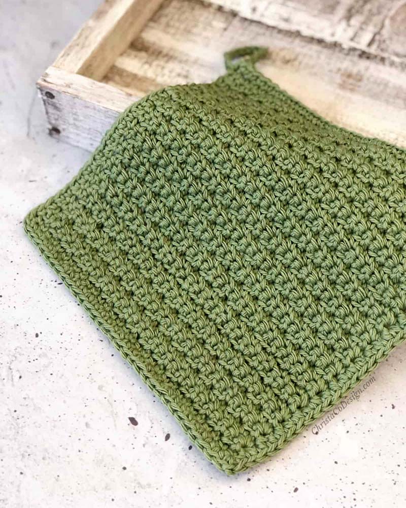 34 Easy Crochet Dishcloth Patterns • Made From Yarn