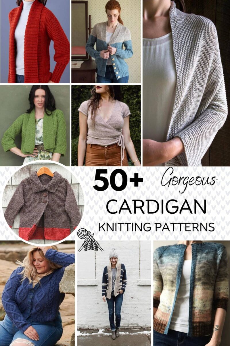 53 Gorgeous Cardigan Knitting Patterns • Made From Yarn