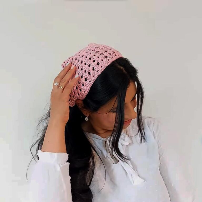 31 Beautiful Free Crochet Bandana Patterns • Made From Yarn