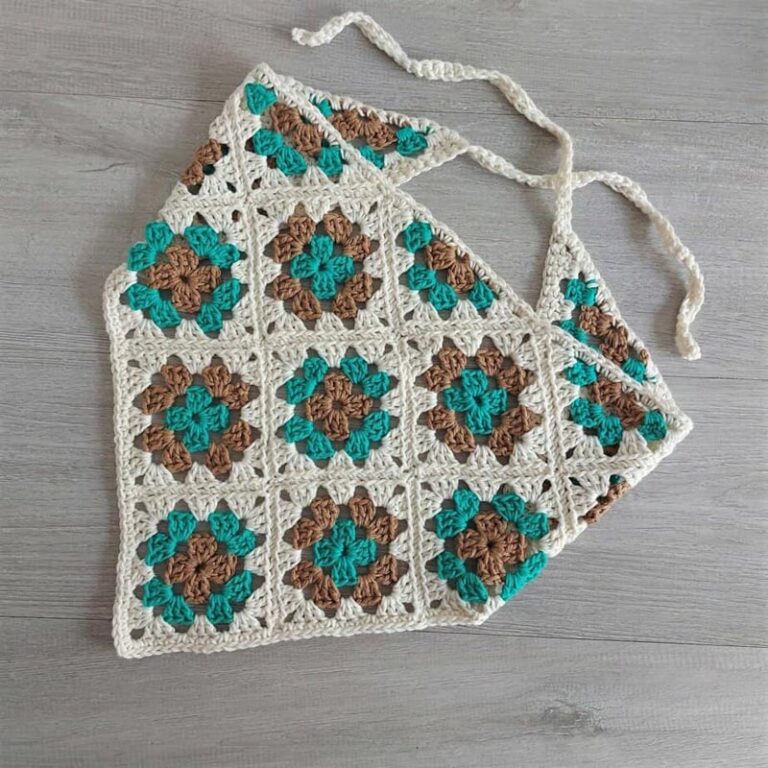 31 Beautiful Free Crochet Bandana Patterns • Made From Yarn