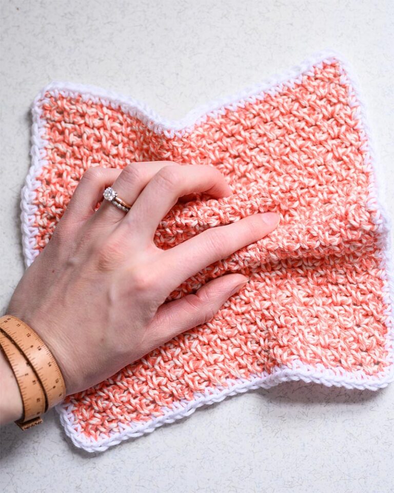 34 Easy Crochet Dishcloth Patterns • Made From Yarn