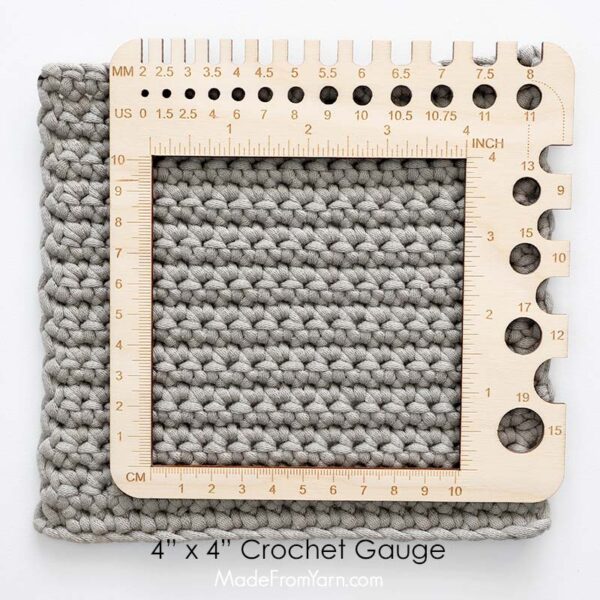 All About Crochet Gauge and Why It Matters • Made From Yarn