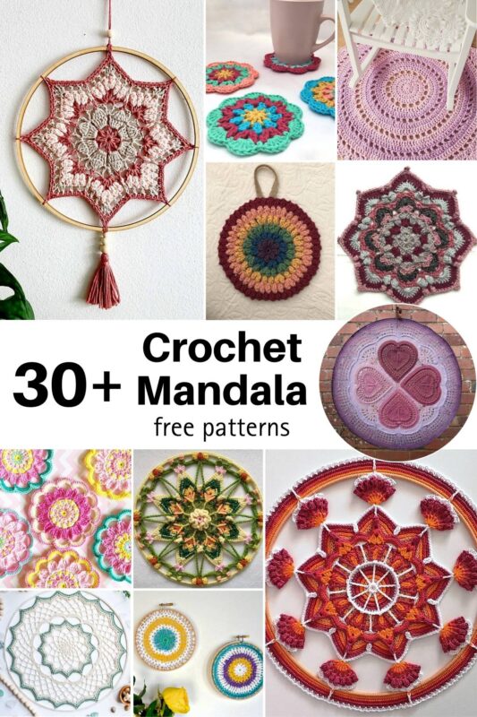 33 Free Mandala Crochet Patterns • Made From Yarn