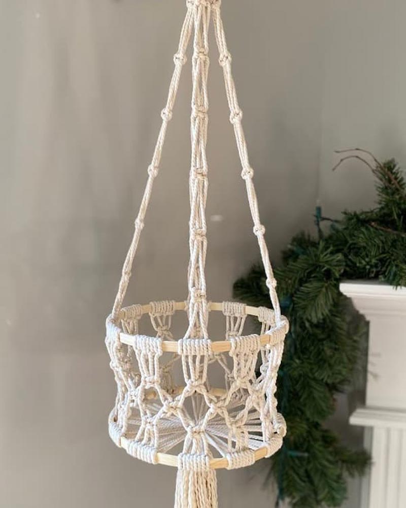 32 Easy Macramé Plant Hanger Patterns • Made From Yarn