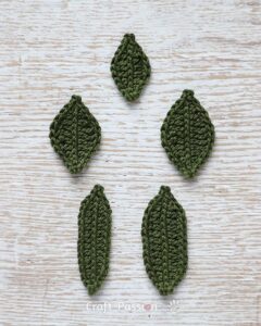 34 Adorable and Free Crochet Leaf Patterns • Made From Yarn