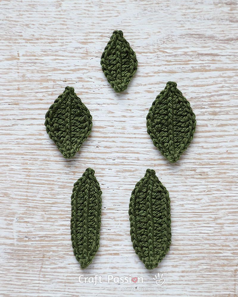 34 Adorable and Free Crochet Leaf Patterns • Made From Yarn