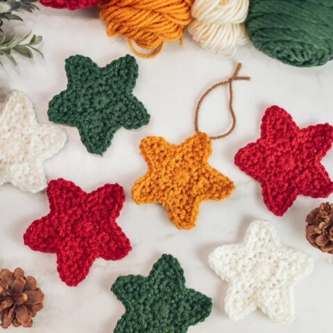 23 Cute And Free Crochet Star Patterns • Made From Yarn