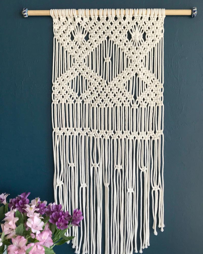 35 Stylish Macrame Wall Hanging Patterns • Made From Yarn