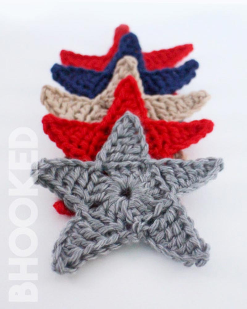 23 Cute And Free Crochet Star Patterns • Made From Yarn