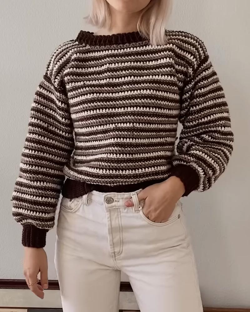 53 Free Crochet Sweater Patterns • Made From Yarn