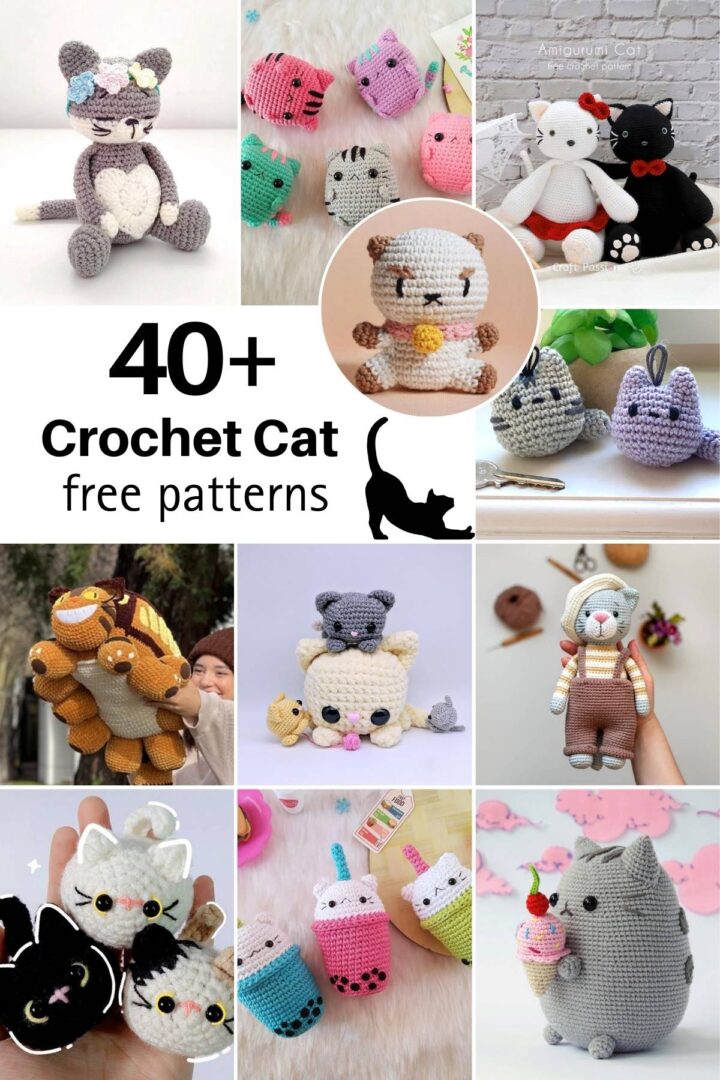 43 Free Amigurumi and Crochet Cat Patterns • Made From Yarn