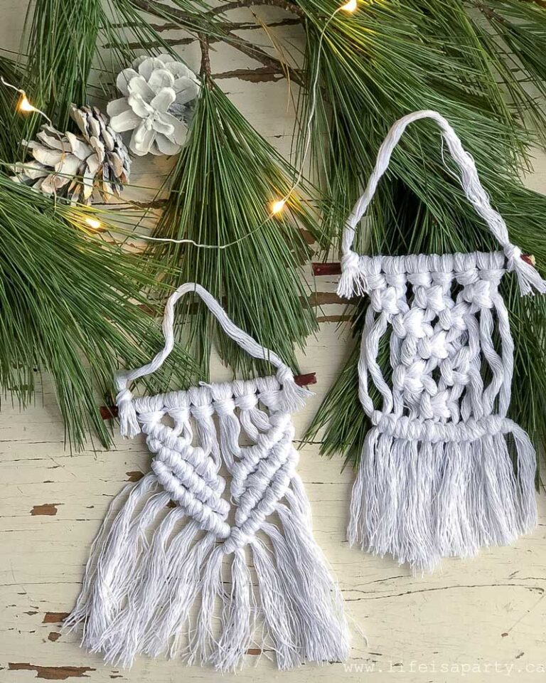 Macramé For Beginners: 25 Easy Projects • Made From Yarn