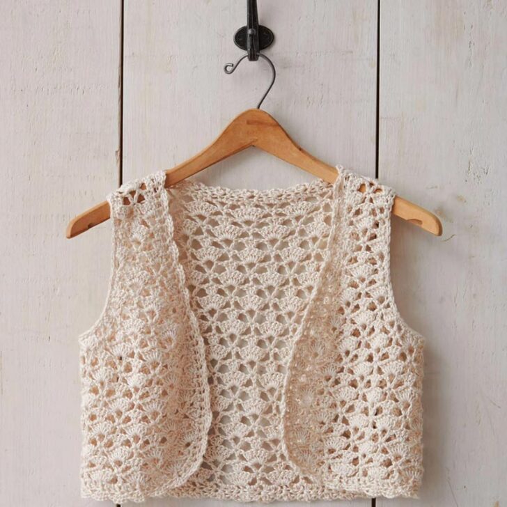 33 Beautiful and Free Crochet Vest Patterns • Made From Yarn