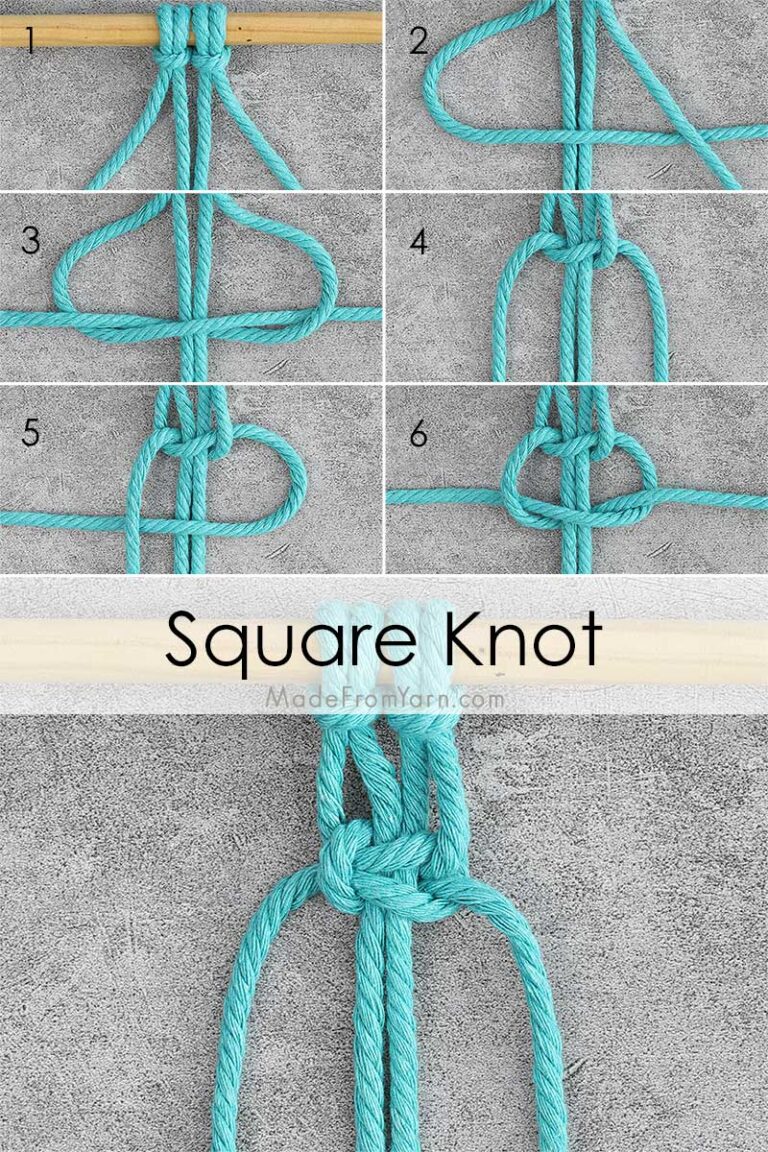 Macramé For Beginners: 25 Easy Projects • Made From Yarn