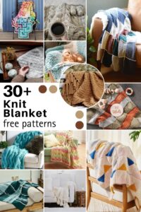 34 Soft And Cozy Blanket Knitting Patterns • Made From Yarn
