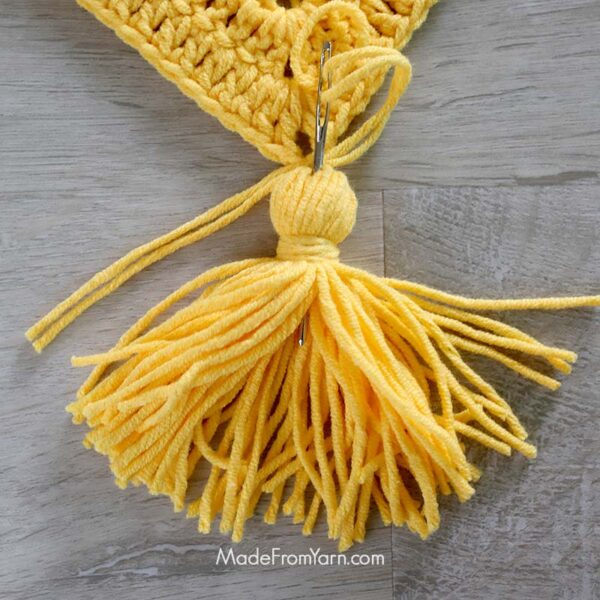 Tassel Star Blanket- Free Crochet Pattern • Made From Yarn