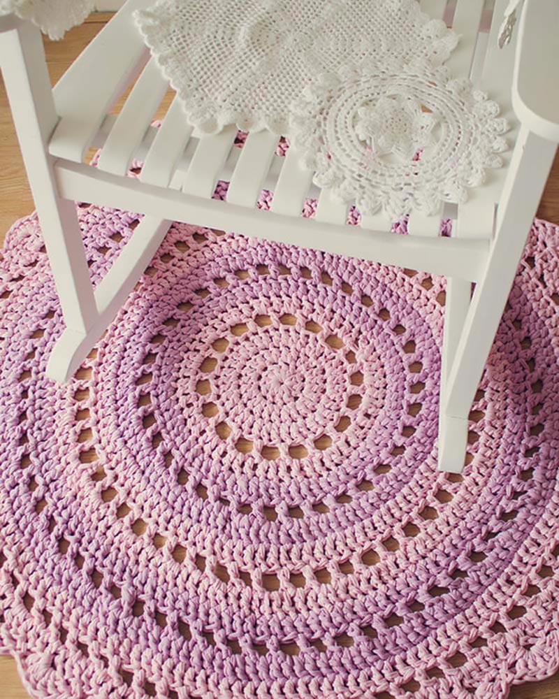 45 Free and Creative Crochet Rug Patterns • Made From Yarn