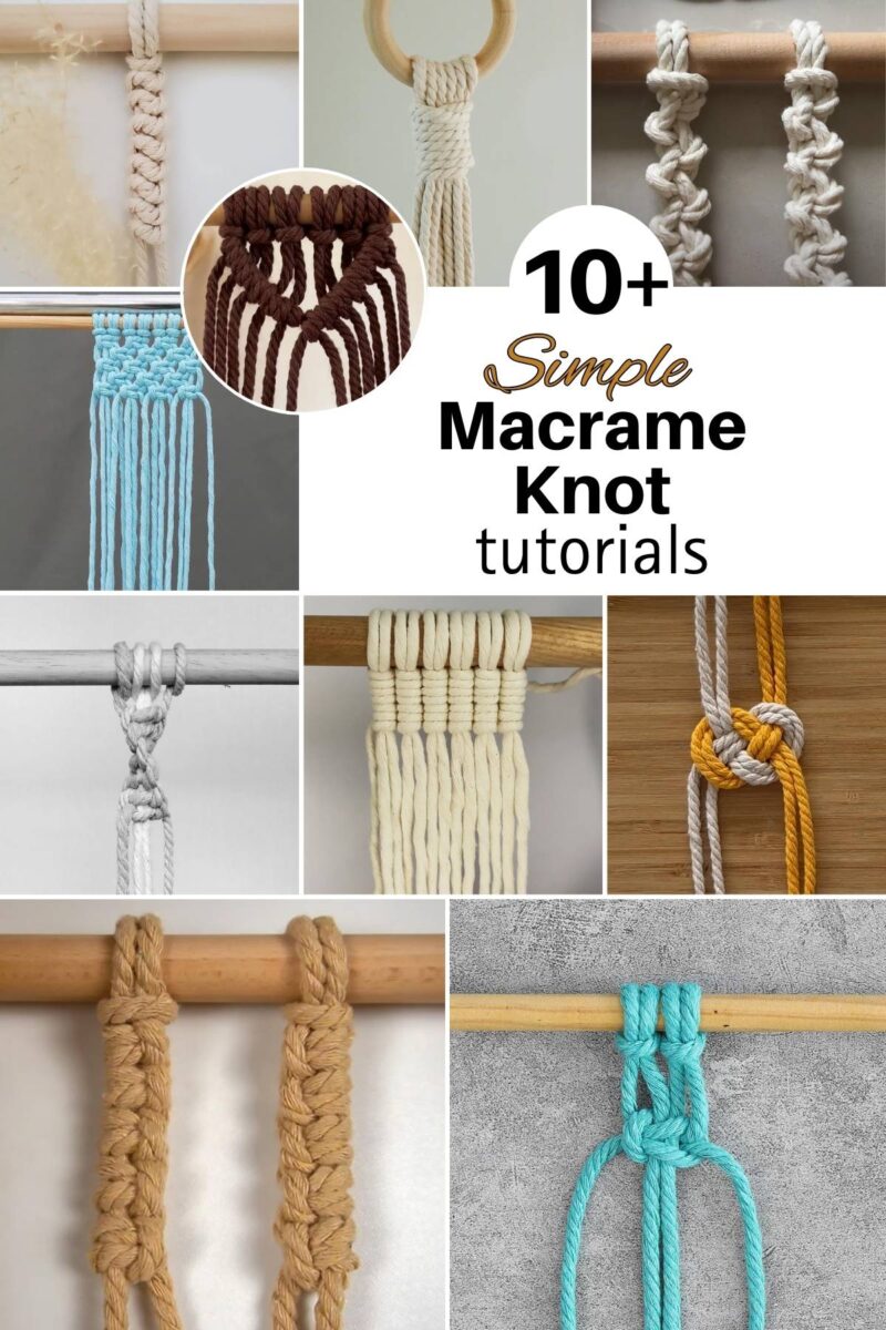 16 Introductory Macramé Knots To Master • Made From Yarn
