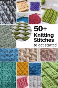 52 Popular Knitting Stitches To Get You Started • Made From Yarn
