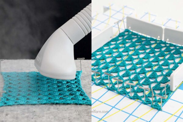 How To Block Crochet Projects (3 Ways) • Made From Yarn