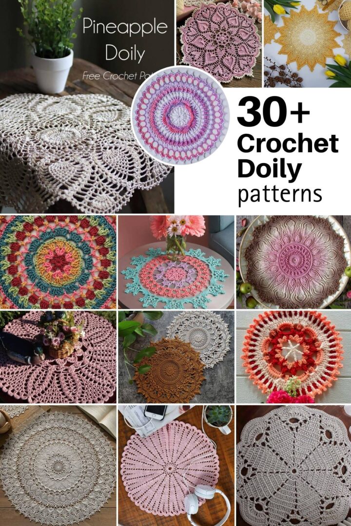 35 Gorgeous Patterns for Crochet Doilies • Made From Yarn