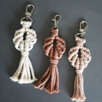 22 Creative Macrame Keychain Projects • Made From Yarn