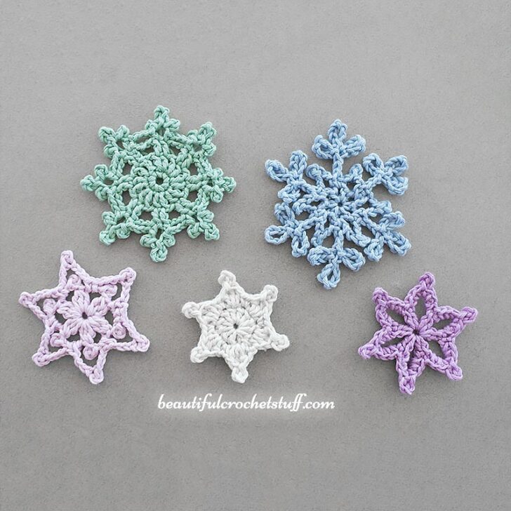 21 Free Crochet Snowflake Patterns • Made From Yarn