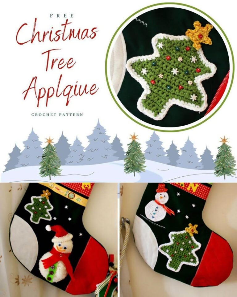 28 Free Crochet Christmas Tree Patterns • Made From Yarn