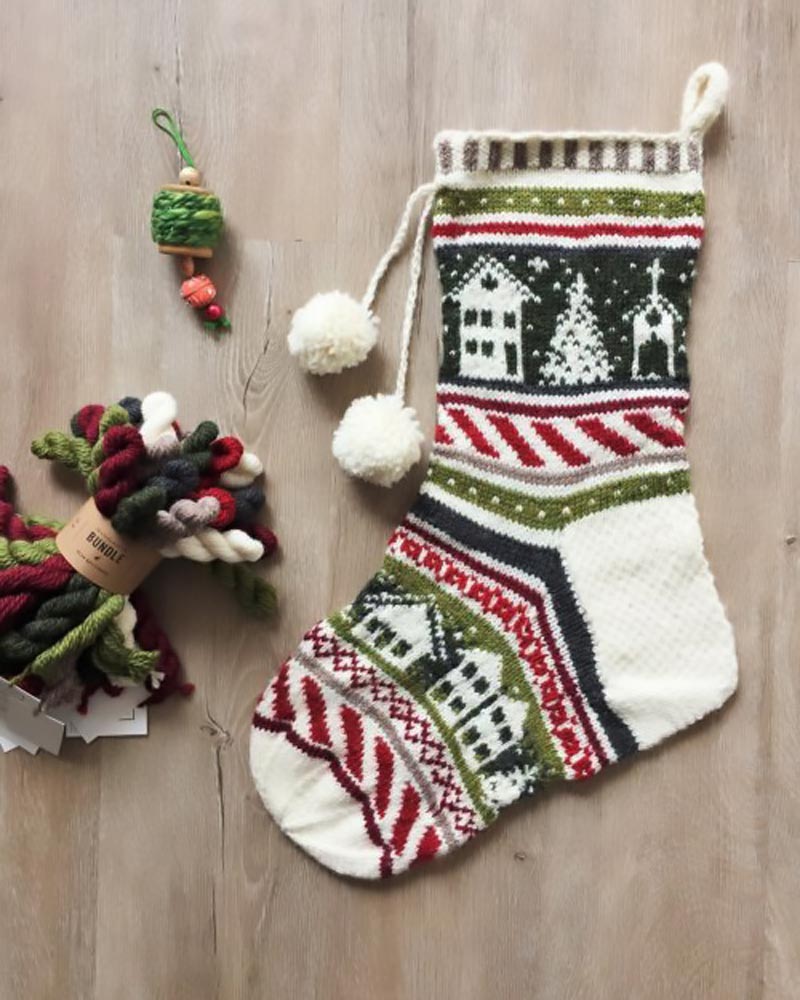 51 Christmas Stocking Knitting Patterns • Made From Yarn