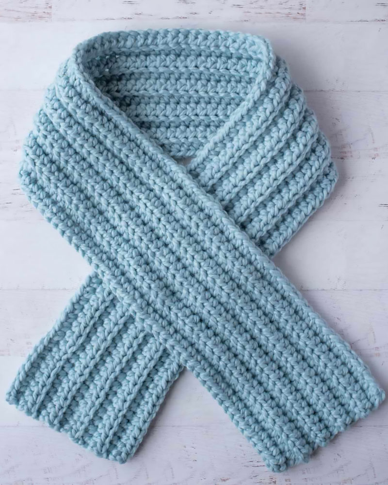 35 Free Patterns For Crochet Scarf • Made From Yarn