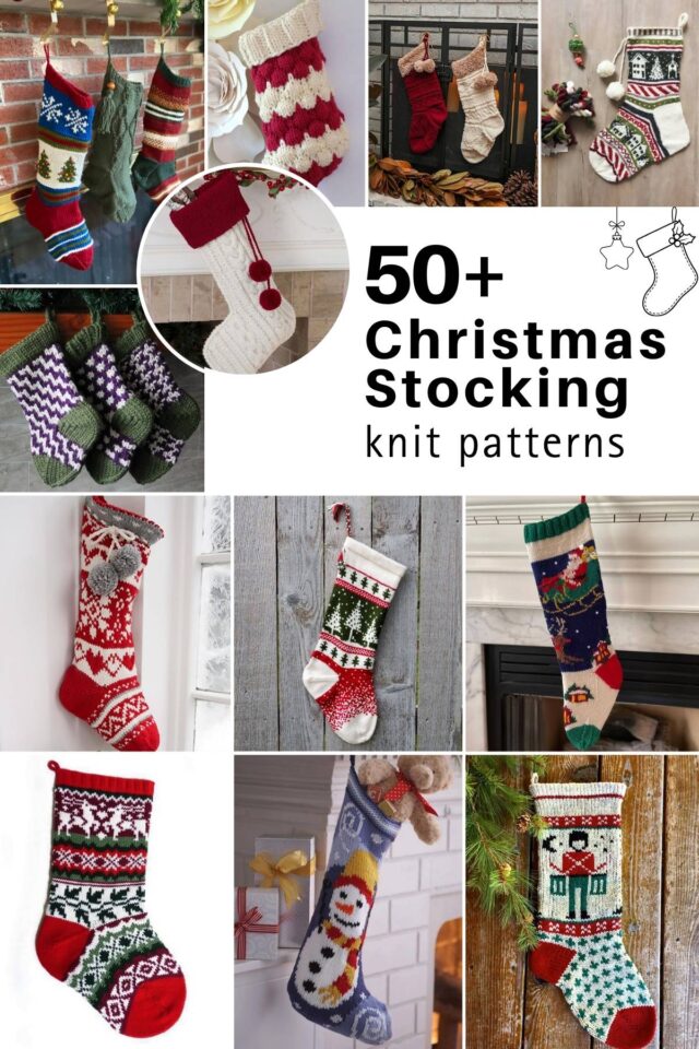 51 Christmas Stocking Knitting Patterns • Made From Yarn