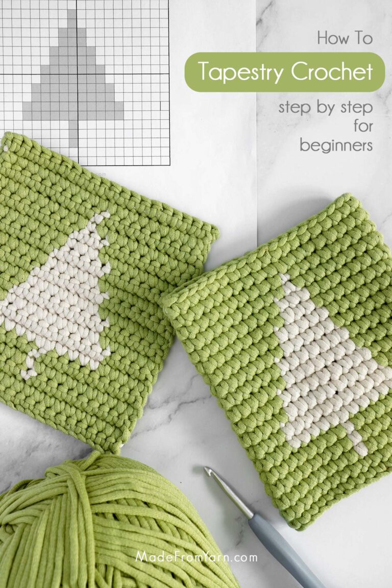 Tapestry Crochet: Step-By-Step For Beginners • Made From Yarn