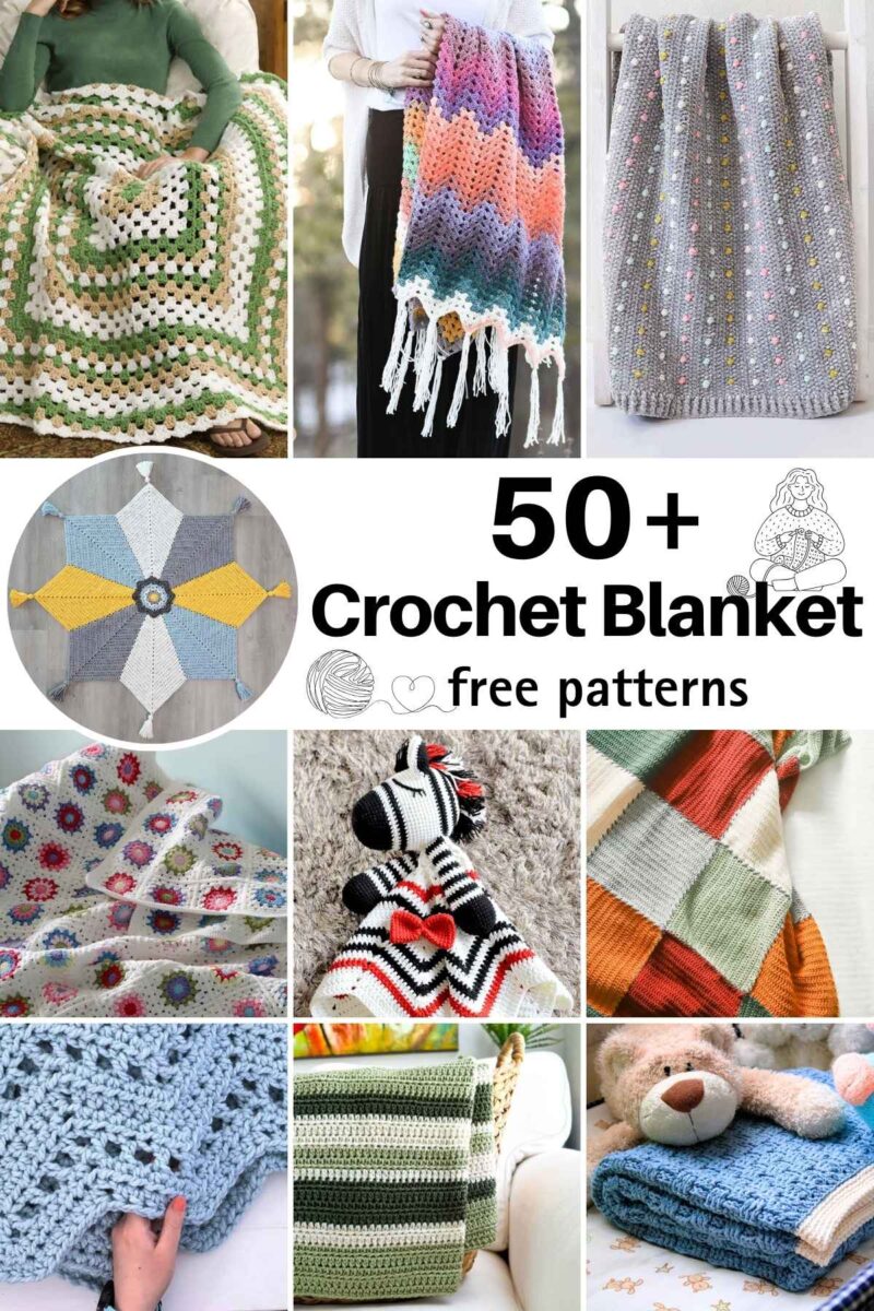 52 Free And Cozy Crochet Blanket Patterns • Made From Yarn