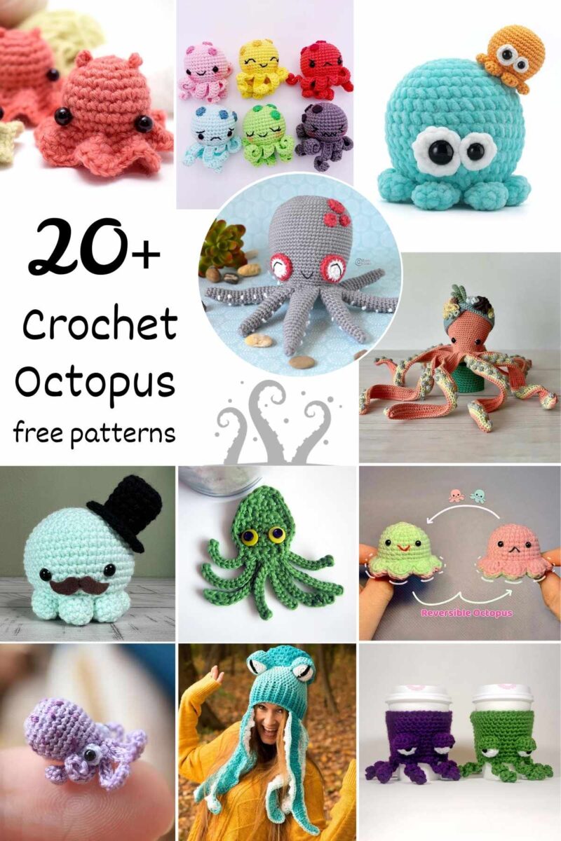 25 Free Octopus Crochet Patterns • Made From Yarn